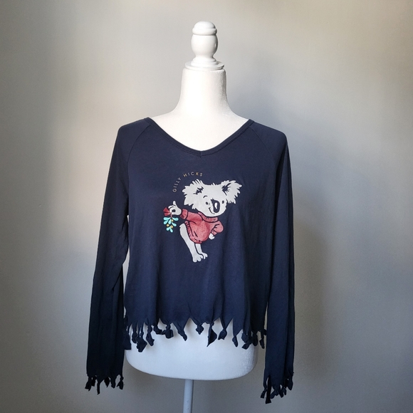 Gilly Hicks | Tops | Gilly Hicks Koala Graphic Top | Poshmark